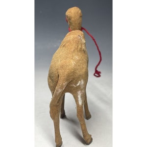 RARE Antique 2 Hump Putz German Nativity Camel Flocked Christmas Decor ...
