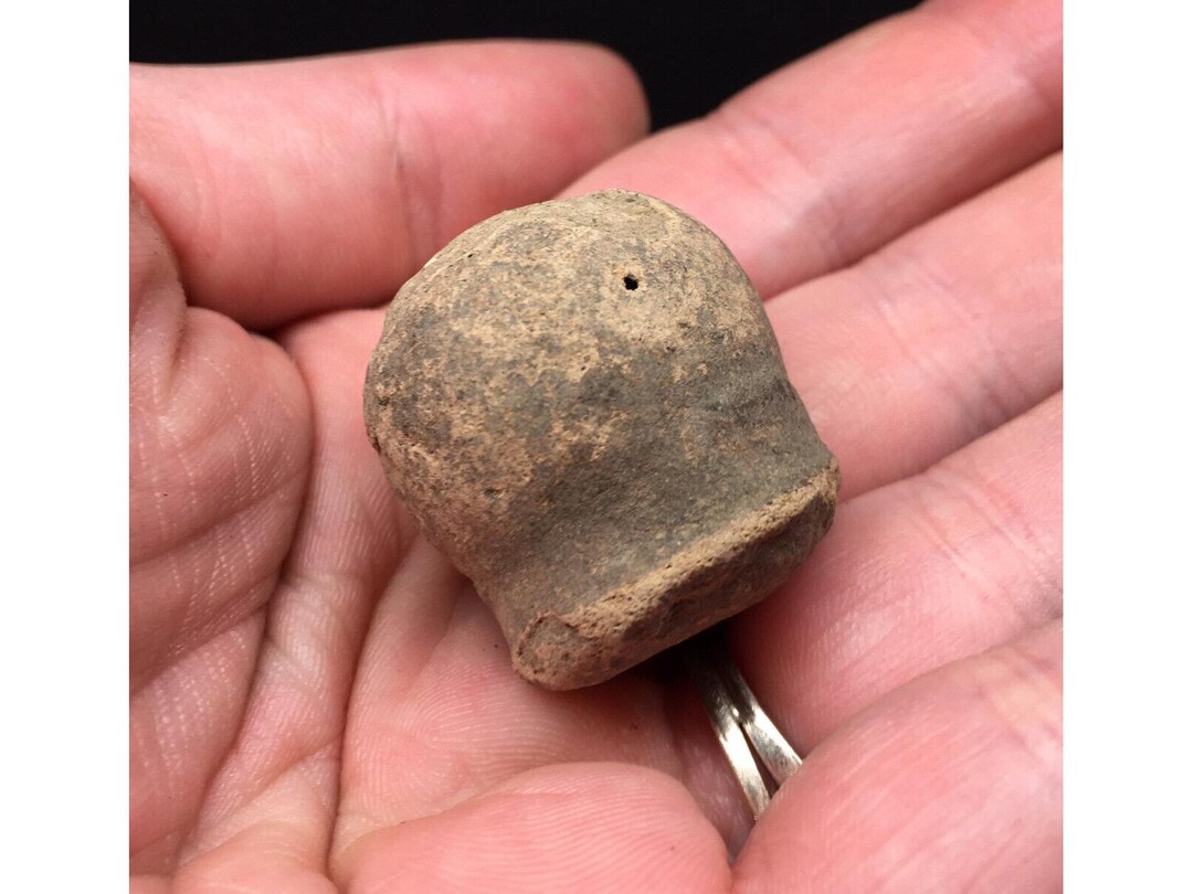 Pre-columbian Terracotta Rattle Shaker Pottery Ancient Noise Artifact ...