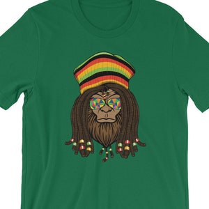 Bigfoot Squatchy Sasquatch Reggae Dreads Dreadlocks Short-sleeve Unisex ...