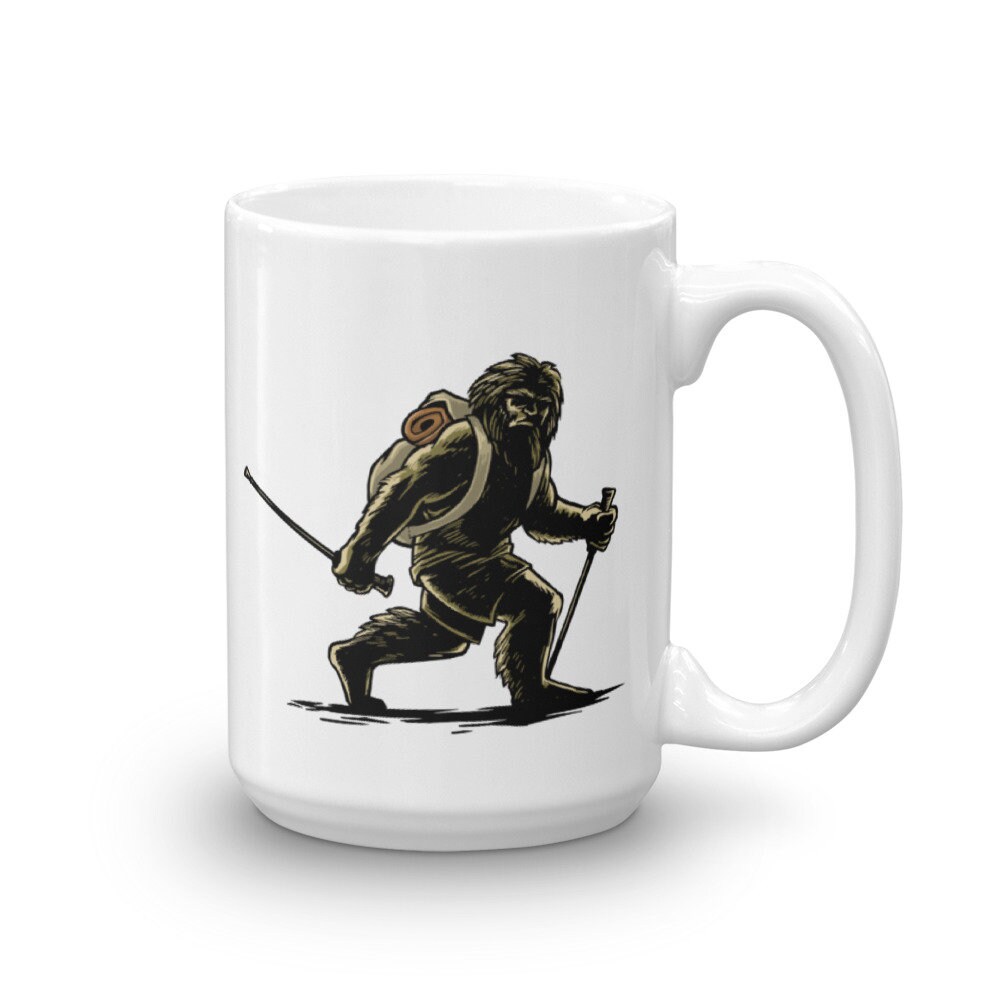 Camping Mug Bigfoot Mug Sasquatch Unique Coffee Mugs - Etsy