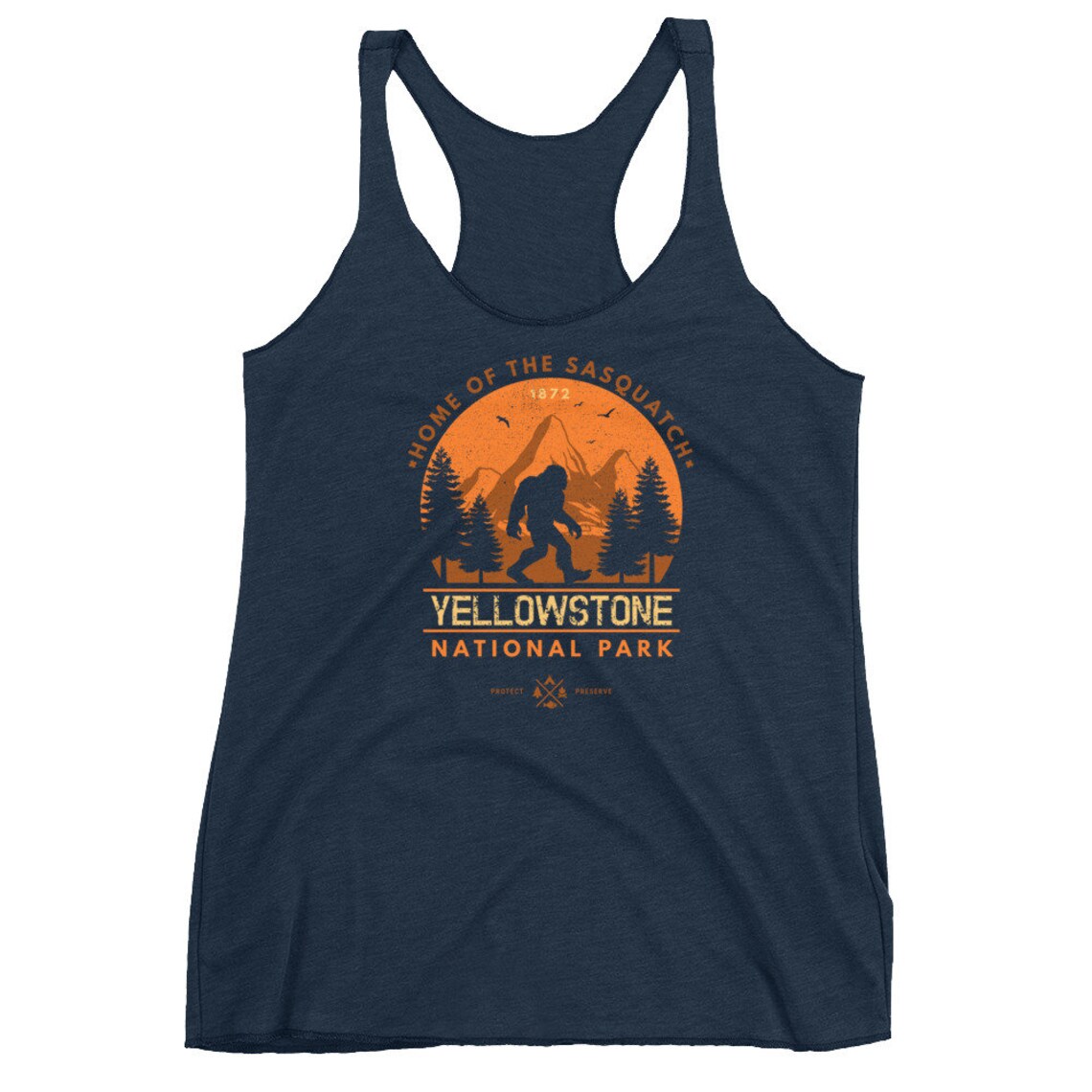 Gym Tank, Bigfoot Shirt, Sasquatch Shirt, National Park, Bigfoot Gifts ...