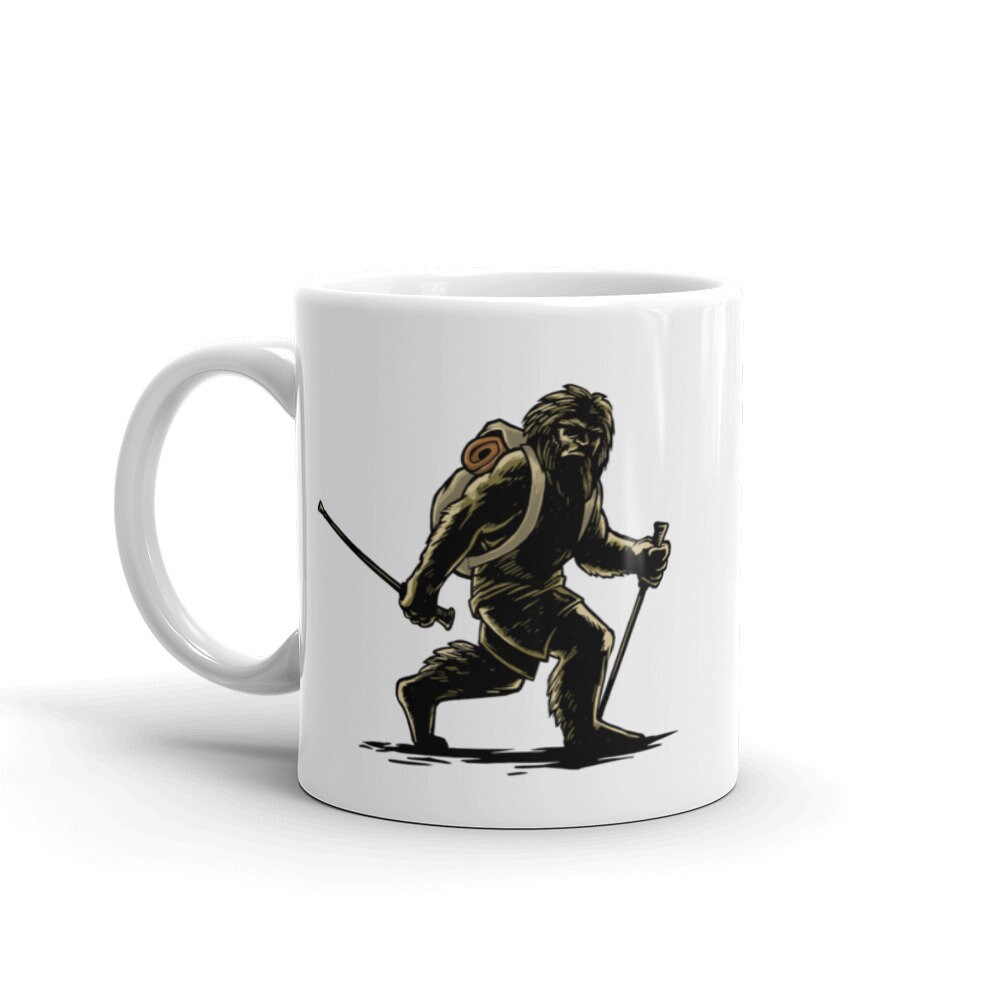 Camping Mug Bigfoot Mug Sasquatch Unique Coffee Mugs - Etsy