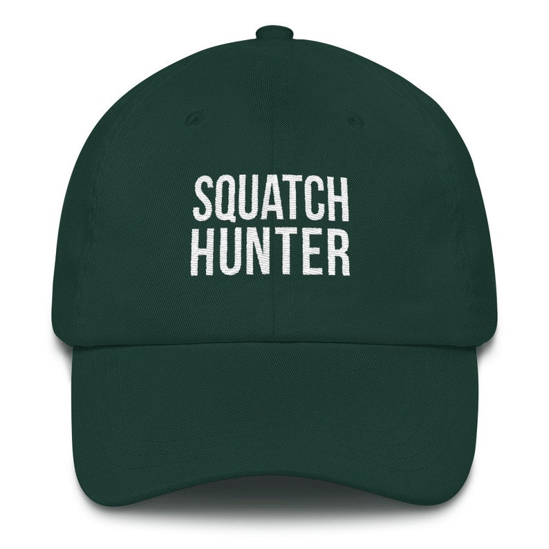 Bigfoot Embroidered Classic Dad Hat, Squatch Hunter, Sasquatch Hat ...