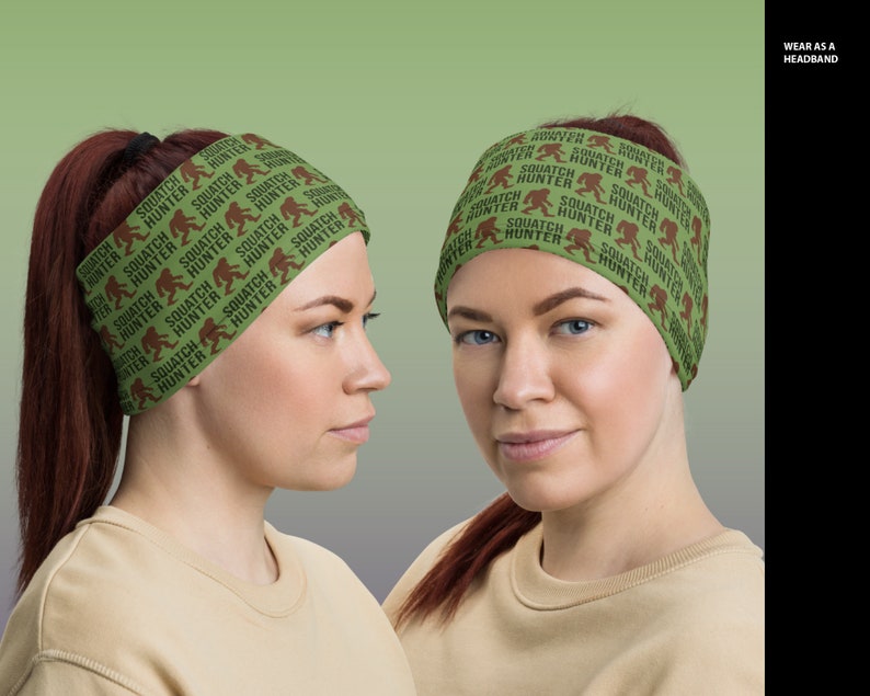 Bigfoot Neck Gaiter | Squatch Hunter Face Cover | Sasquatch Dust Mask ...