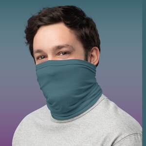 Outdoorsy Neck Gaiter for Men and Women | Forest Mountains Face Cover ...