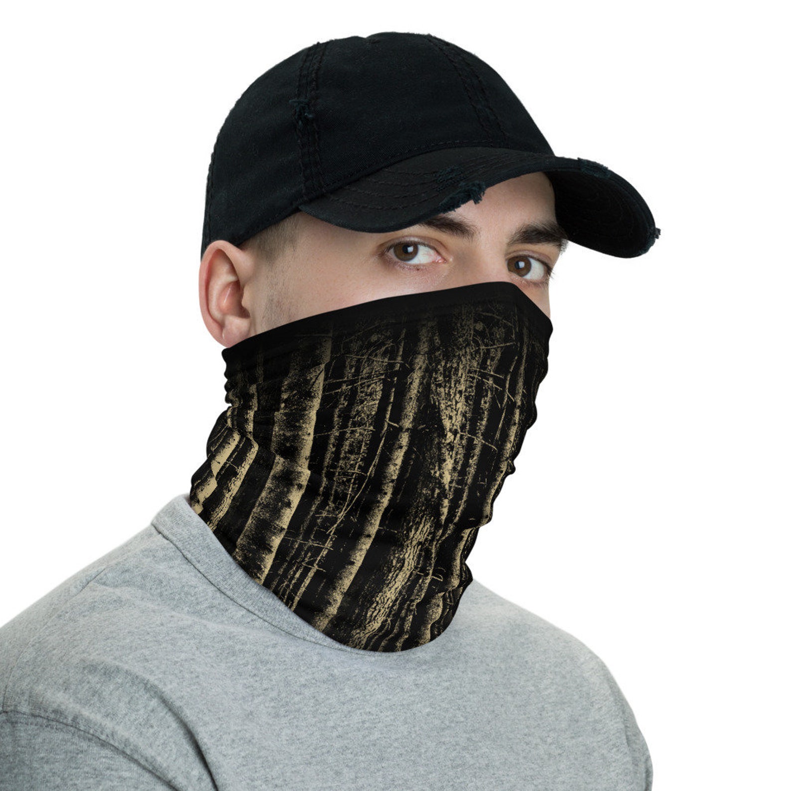 Bigfoot Neck Gaiter | Sasquatch Face Covering Scarf | Bandana Face ...