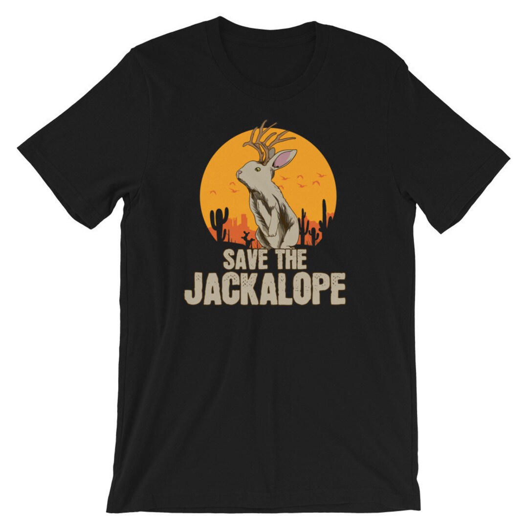 Save the Jackalope T-shirt Mythical Mystical Creature - Etsy