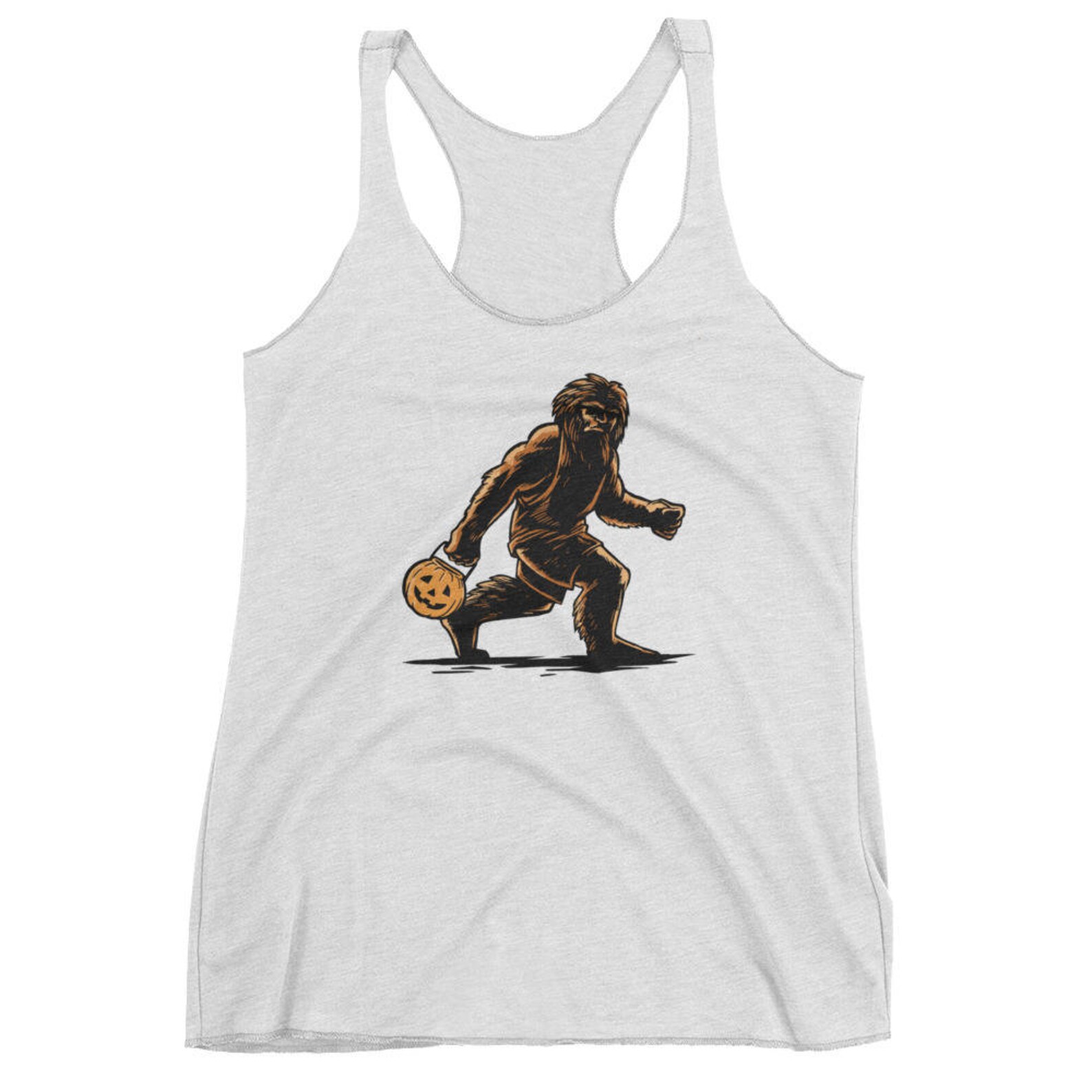 Halloween Tank, Gym Tank, Bigfoot, Sasquatch, Workout Shirt, Funny Gift ...