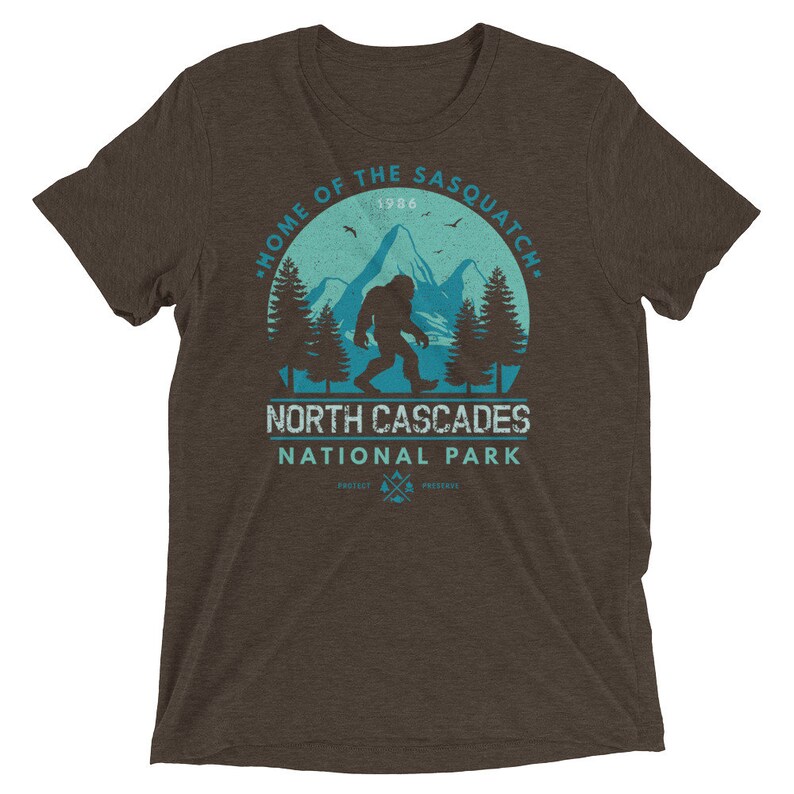 National Park, Hiking Shirt, Adventure, Sasquatch, Bigfoot Gifts ...