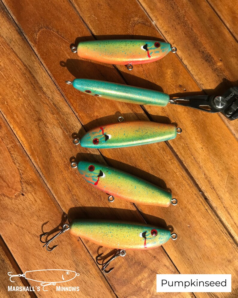 Handmade Wooden Fishing Lure: Limited Edition Colors - Etsy