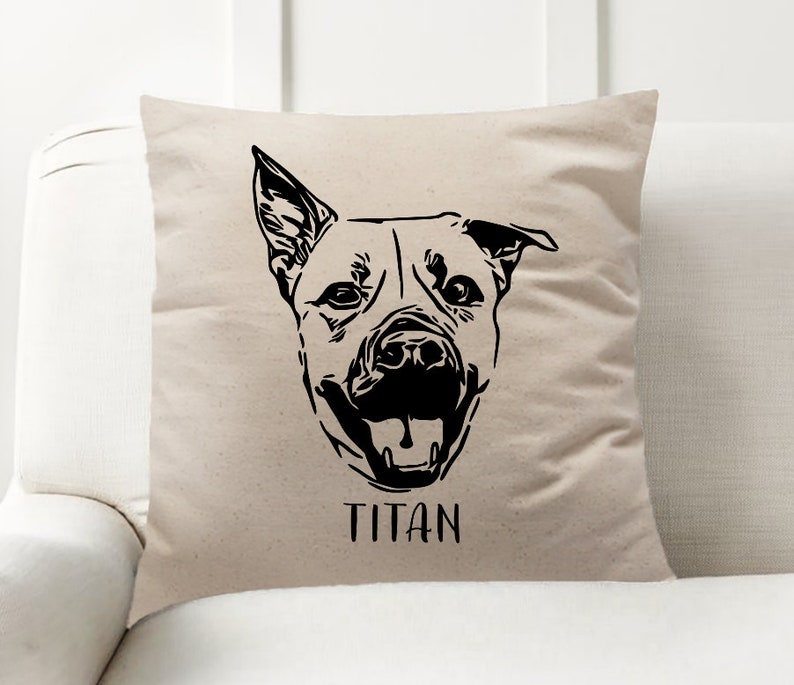 Custom Pet Pillow Cover Custom Pet Gift Housewarming Gift | Etsy Custom Pet Pillow Cover Custom Pet Gift Housewarming Gift | Etsy