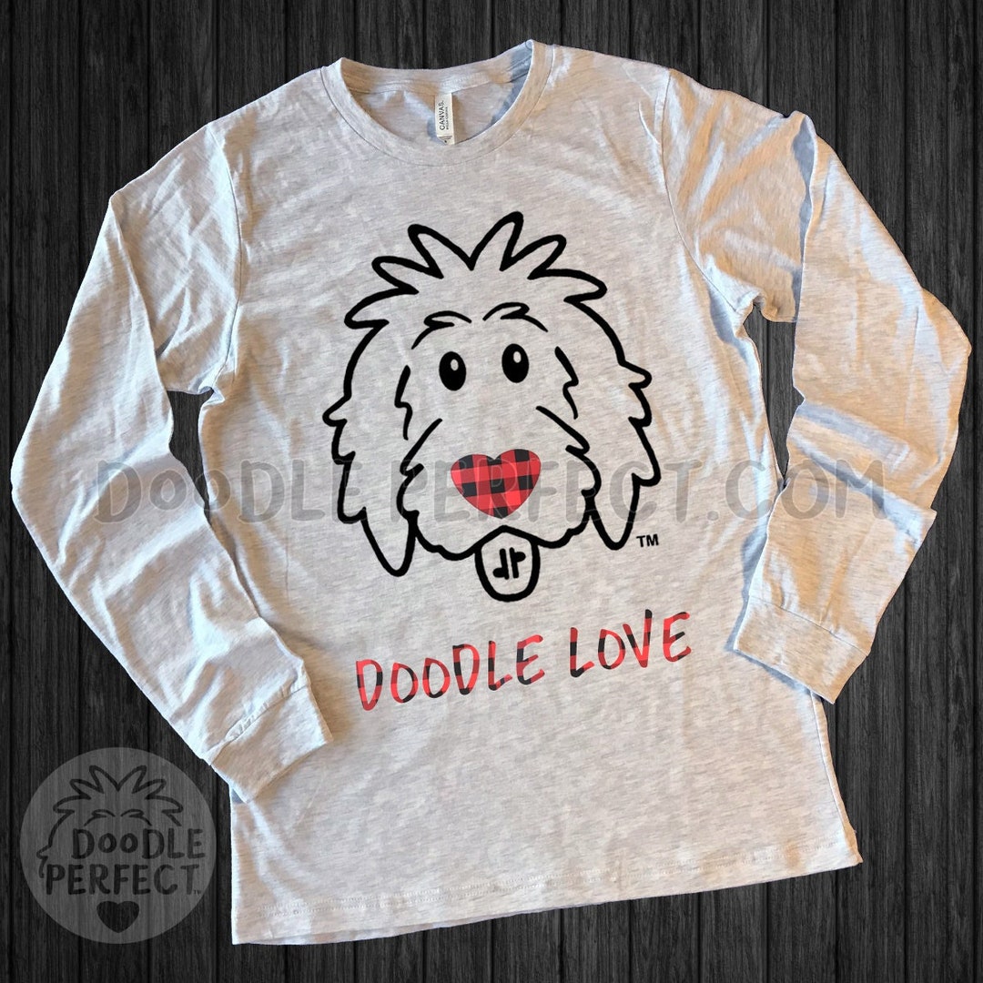 Doodle Love Buffalo Plaid Shirt, Doodle Shirt, Doodle Mom Shirt, Doodle ...