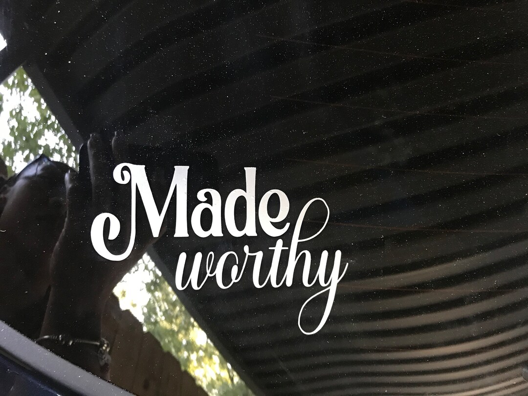 Made Worthy Car Decal - Etsy