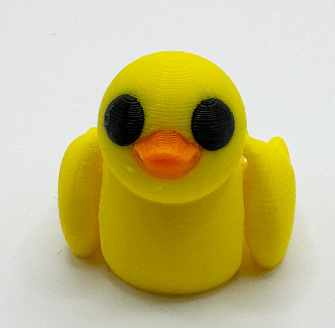 Duck Desk Accessories, 3D Printed Desk Pet, Articulating Animal, Gift ...