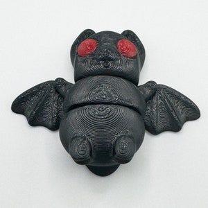 Bat Desk Accessories, 3D Printed Desk Pet, Articulating Animal, Gift ...