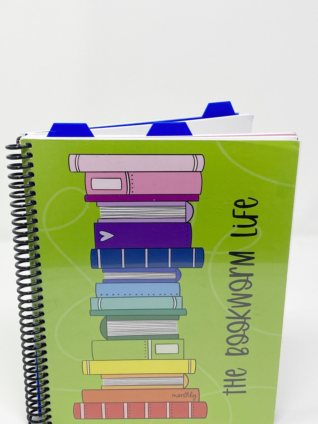 Top Tabs for the Bookworm Life Reading Planner, Planner Dividers ...