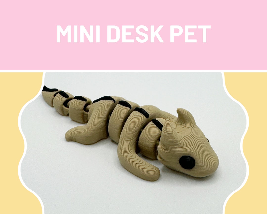 Dragon Desk Accessories, 3D Printed Desk Pet, Articulating Animal, Gift ...