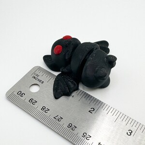 Bat Desk Accessories, 3D Printed Desk Pet, Articulating Animal, Gift ...