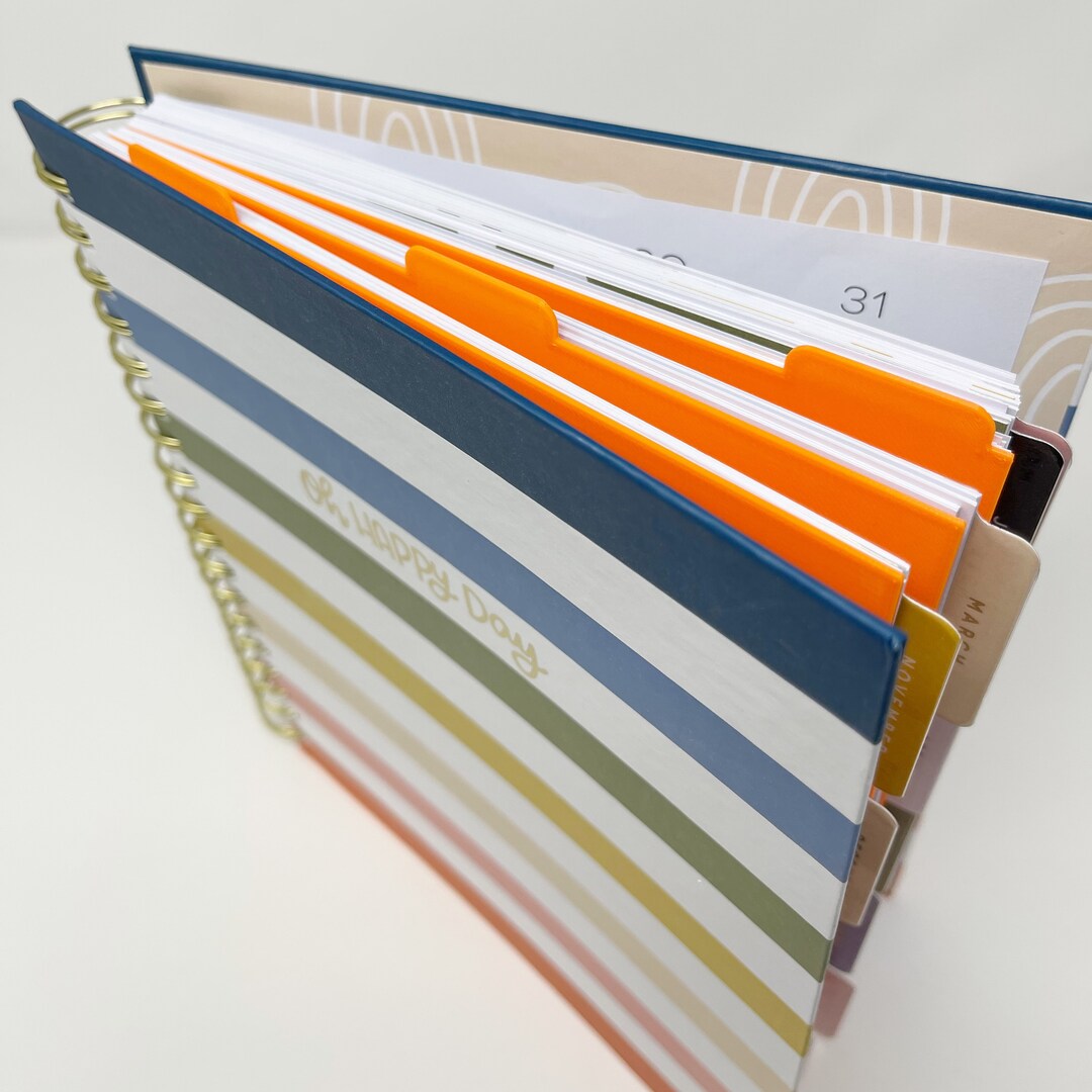 Top Tabs for Happy Planner Classic Twin Loop Planner, Planner Dividers ...