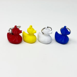 Duck Keychain Bulk, Cruising Ducks, 3D Printed Duck, Cruise Gift ...
