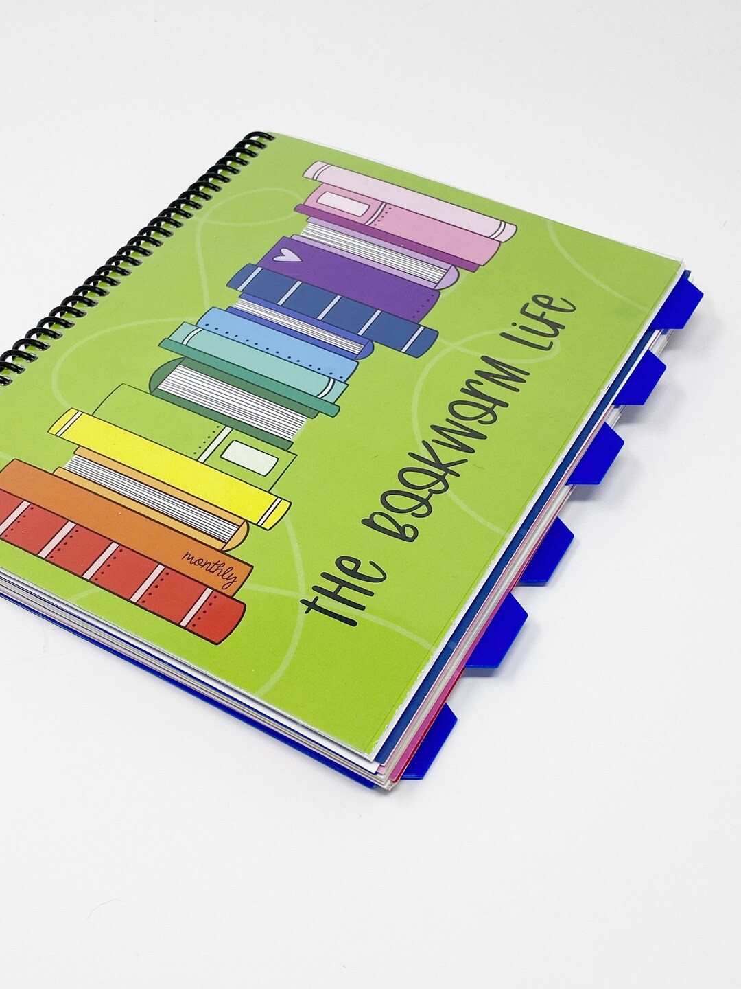 Tabbed Dividers for the Bookworm Life Reading Planner, Planner Dividers ...