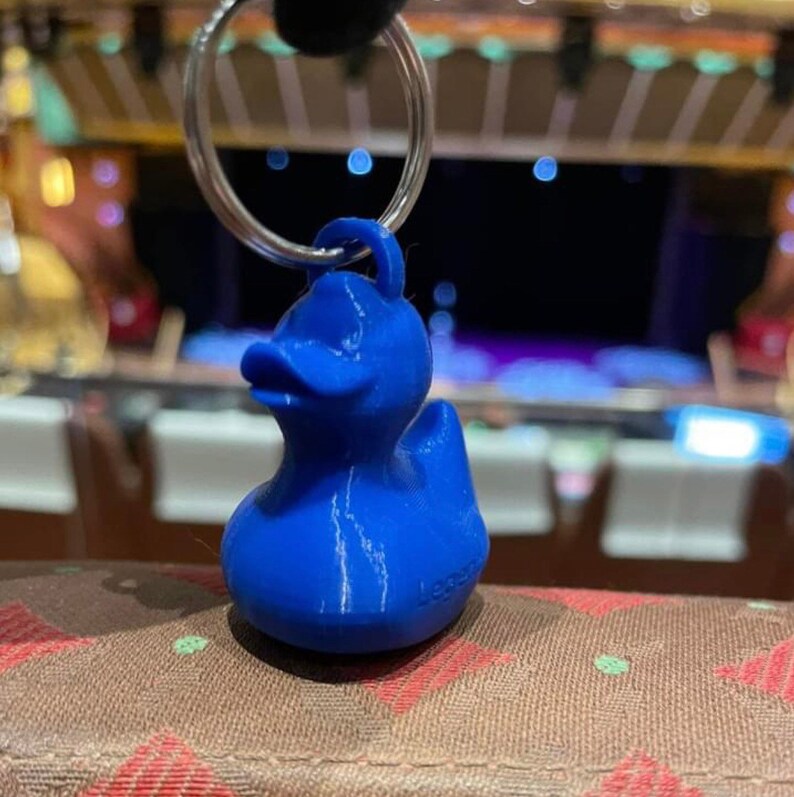 Duck Keychain Bulk, Cruising Ducks, 3D Printed Duck, Cruise Gift ...
