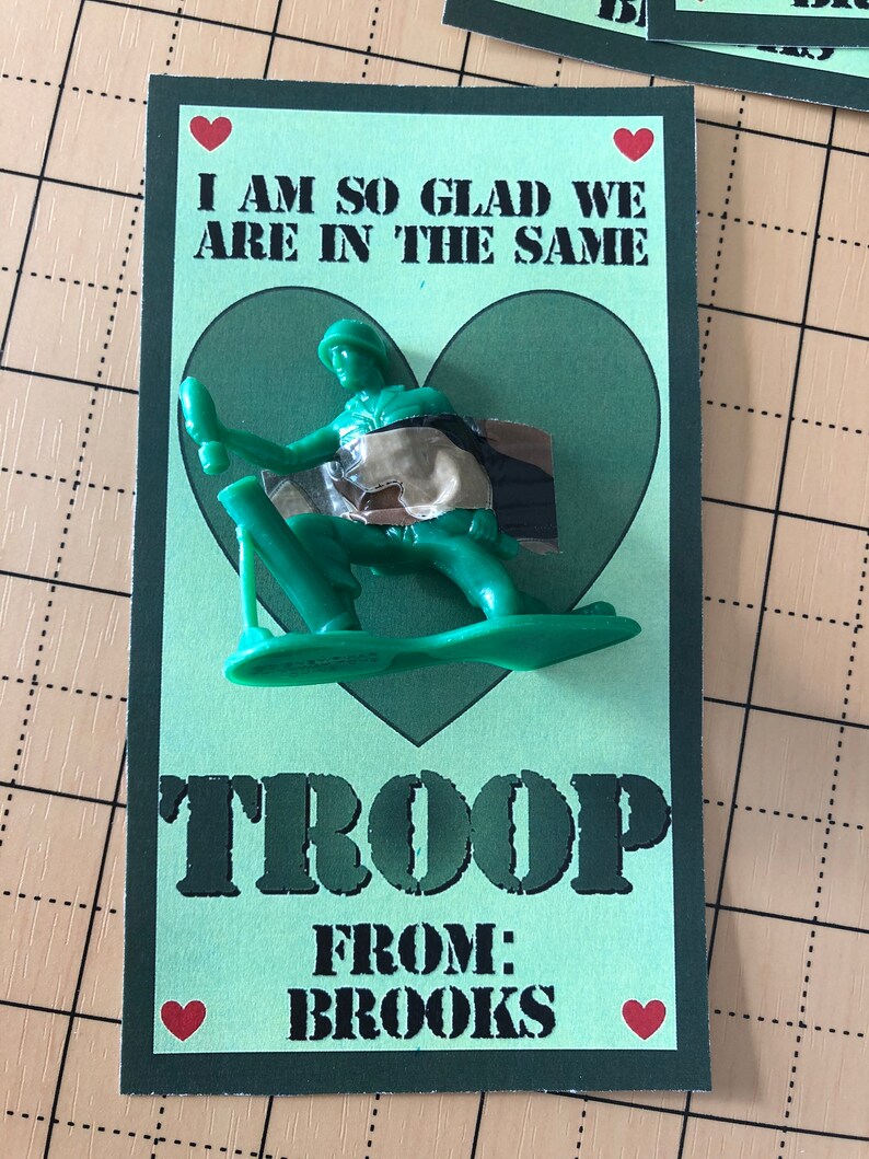 Army Men Valentine's Day Cards - Etsy