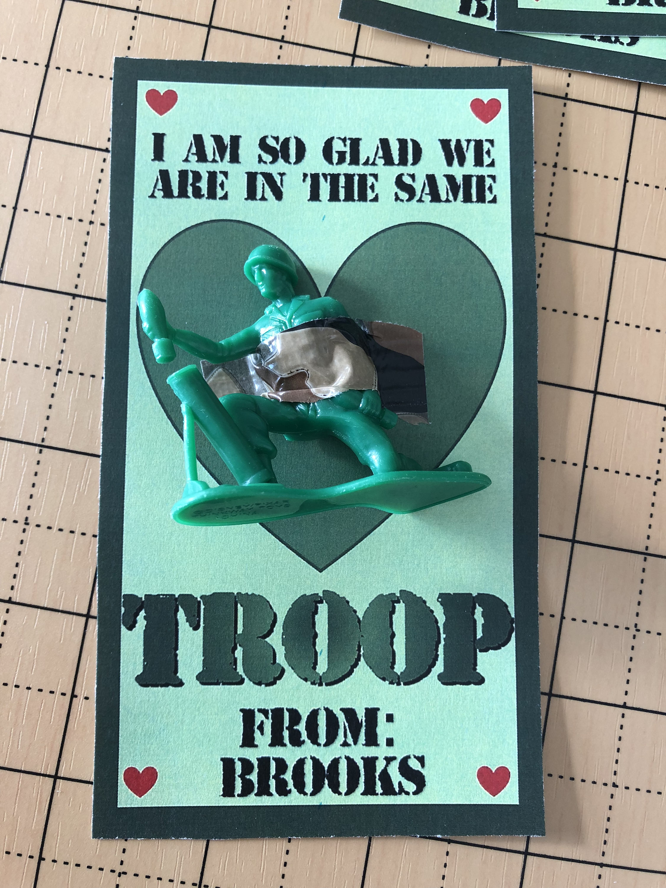 Army Men Valentine's Day Cards - Etsy Singapore