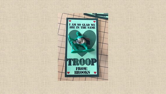 Army Men Valentine's Day Cards - Etsy