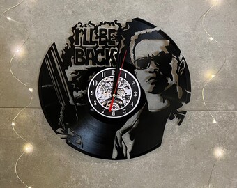 Vinyl Record Cut Out Clock - Etsy