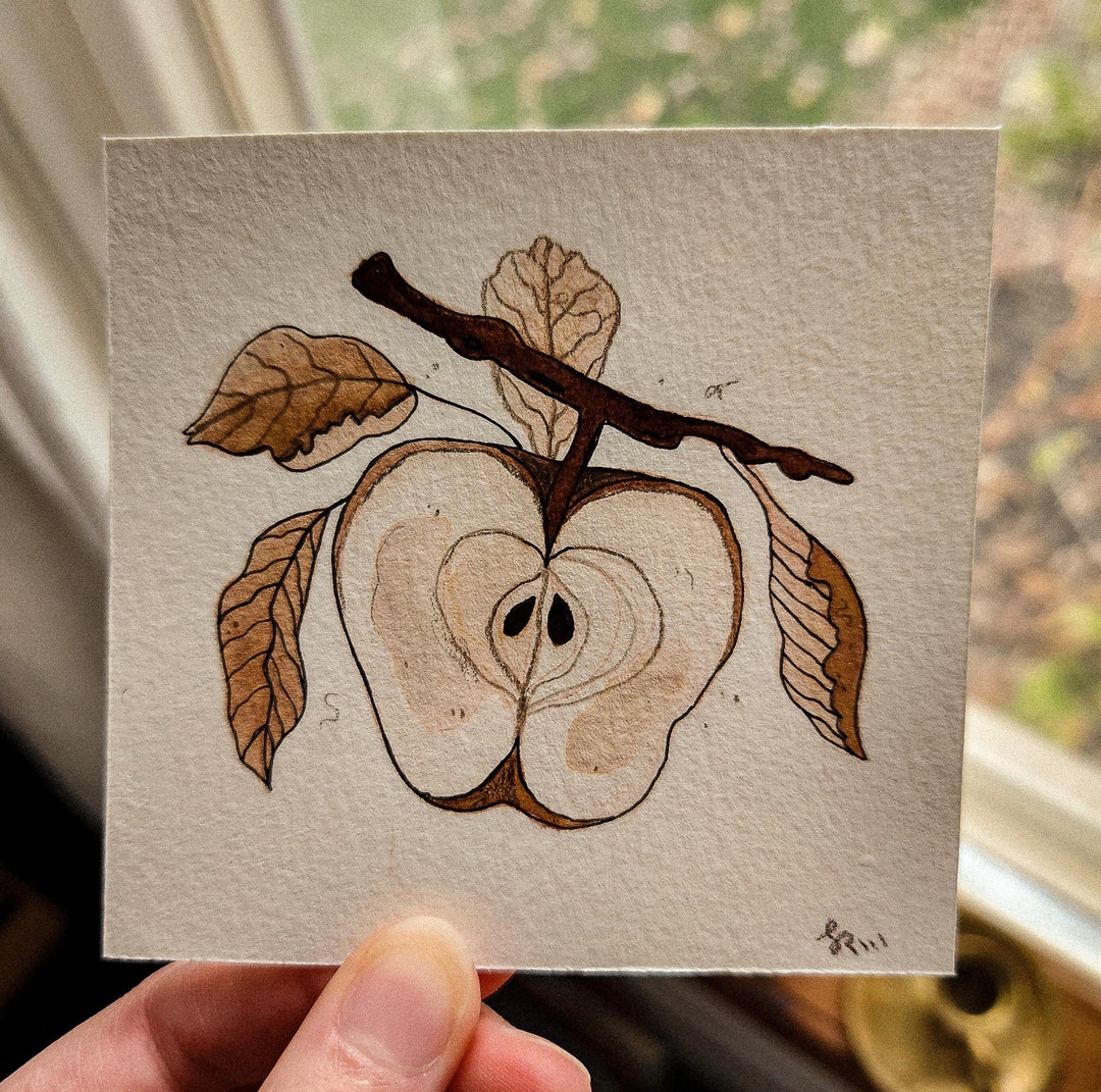Apple ~ Original Artwork ~ Apple Painting - Etsy