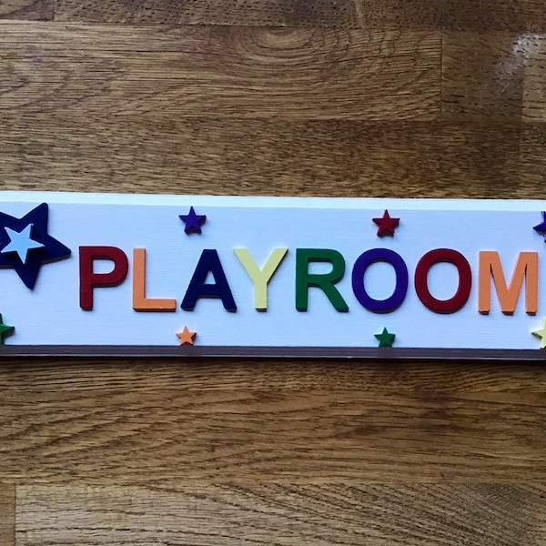 Playroom Door Sign - Etsy