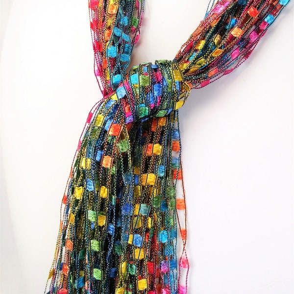 Ribbon Scarf - Etsy