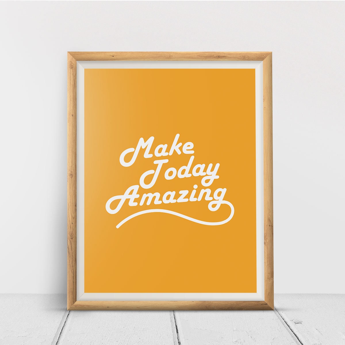 Make Today Amazing Printable Wall Art Print Inspirational | Etsy