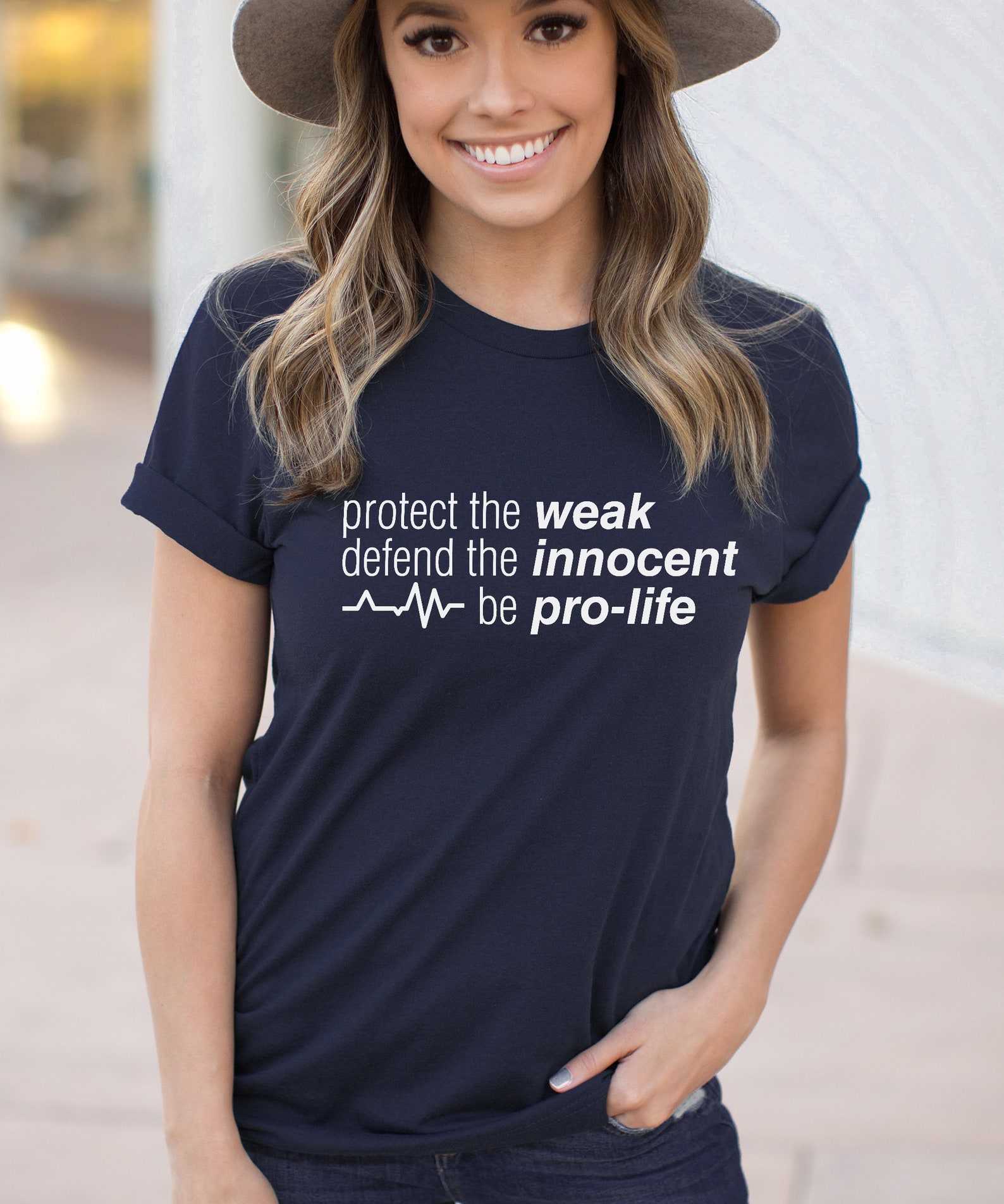 Protect the Weak Defend the Innocent Pro Life Unborn Babies | Etsy