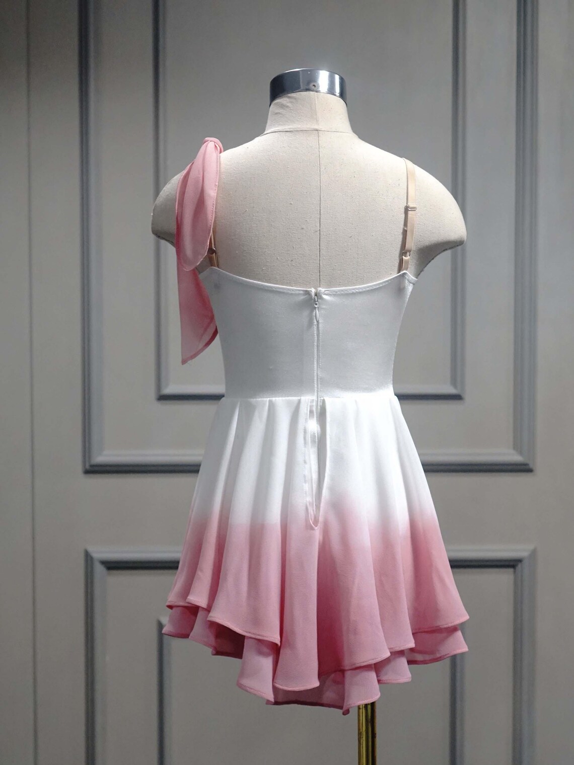 Girls Ballet Dress | Pink Ombre Chiffon Dance Costume | Hand ...