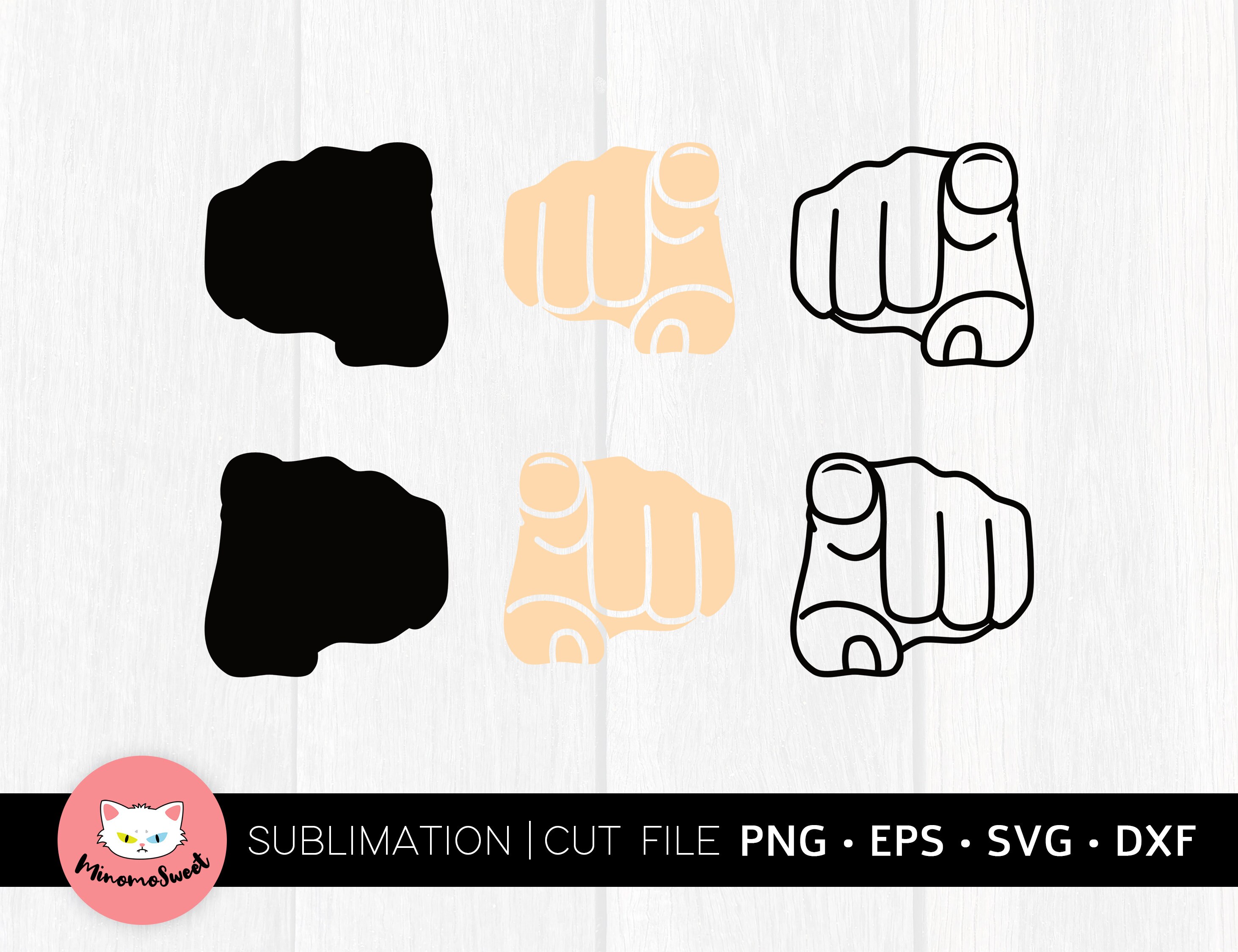 Pointing Finger - Hand Sign Svg/png/dxf/eps Hand Gesture Index Finger ...