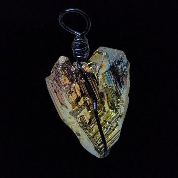 Bismuth Pendant - Etsy