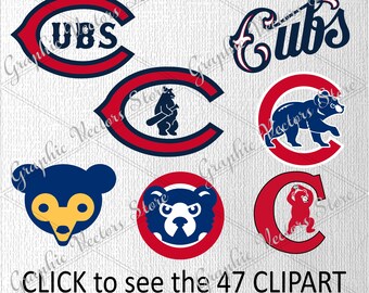 Chicago cubs svg | Etsy