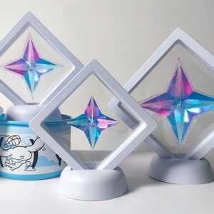Wish Rare Primogems Pendant,transparent 3D Star Primogems Keychain ...
