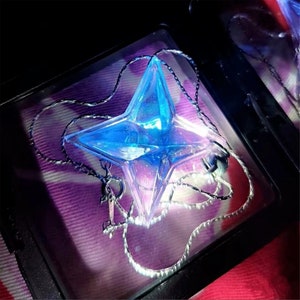 Wish Rare Primogems Pendant,transparent 3D Star Primogems Keychain ...