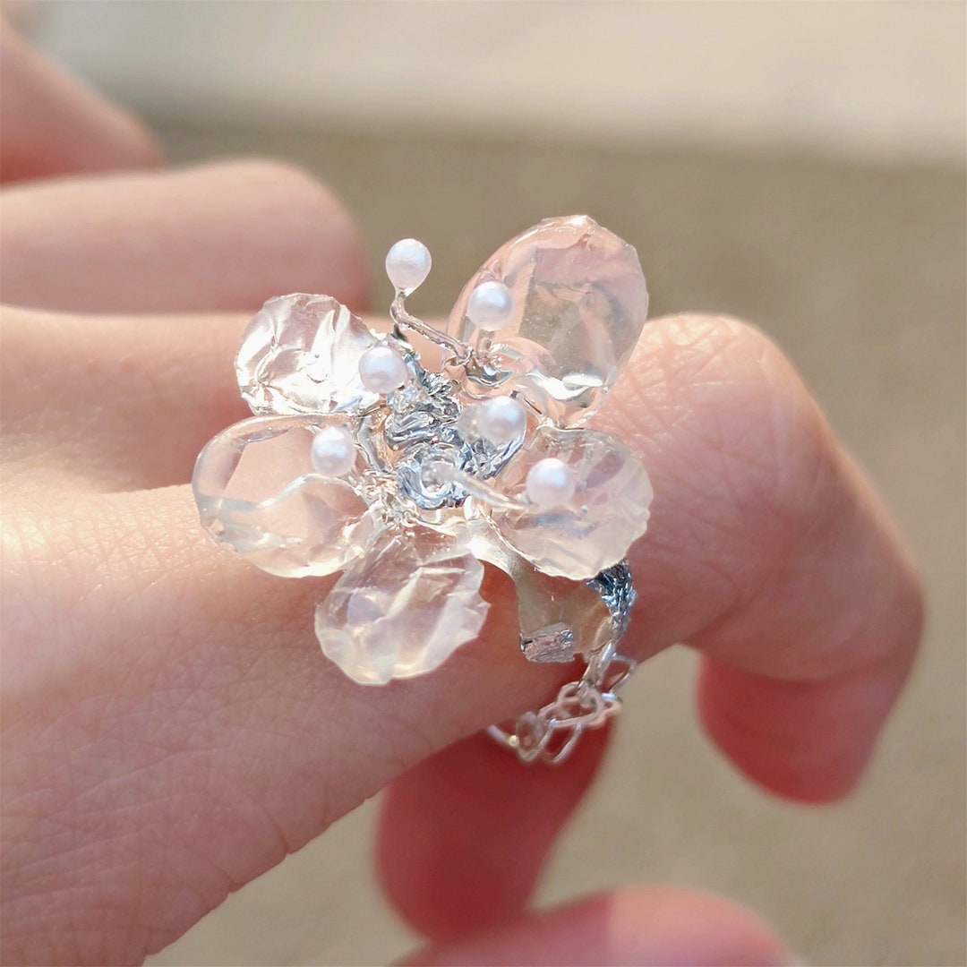 Custom Birth Flower Ring,brides Ring,personalized Floralring,family ...