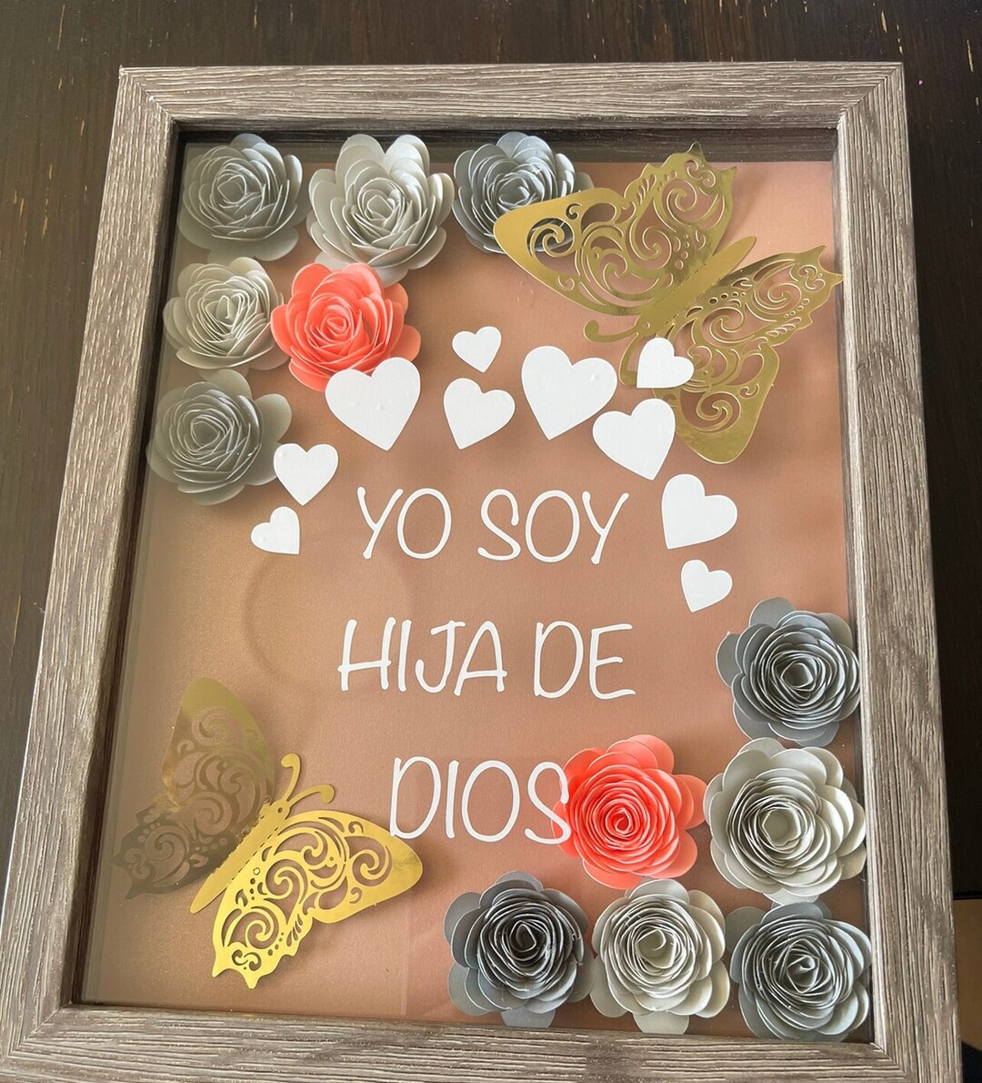 Shadow Box Cristiano/ Christian 8X8 Frame - Etsy