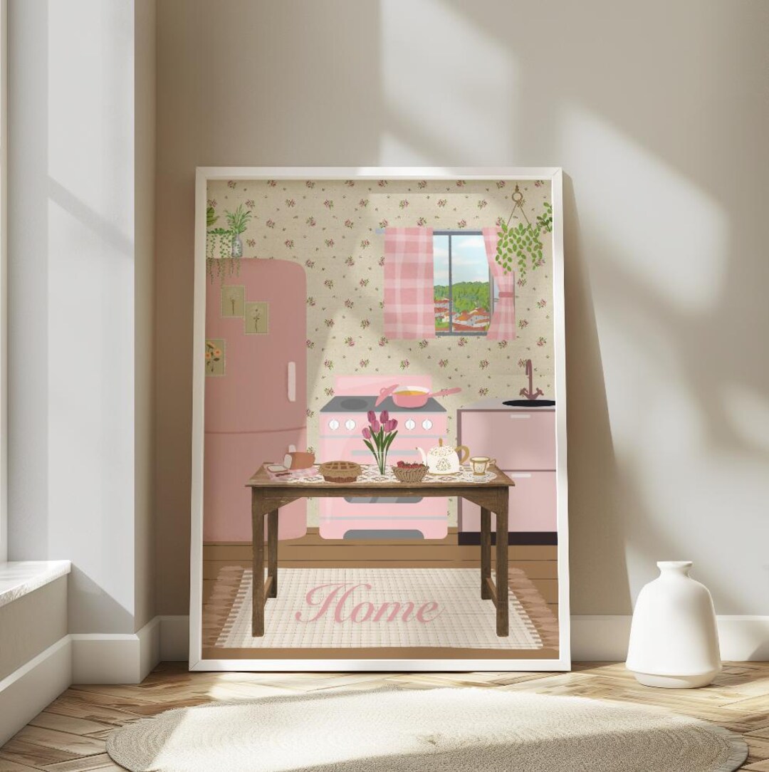 Cottage Core Europe Wall Art File - Etsy