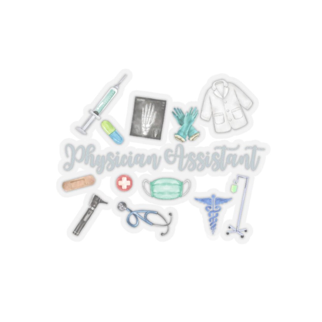 Physician Assistant Sticker: PA Student Gift, Healthcare Decal - Etsy