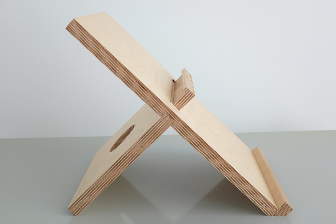 Stylish Ergonomic Plywood Laptop Stand - Etsy