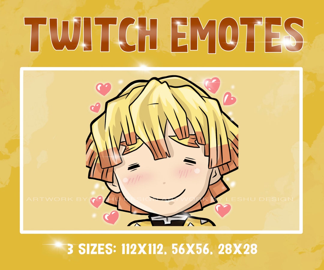 Twitch Emotes, Love Emote, Demon Boy, Pelo Blanco, Anime Twitch Emotes ...