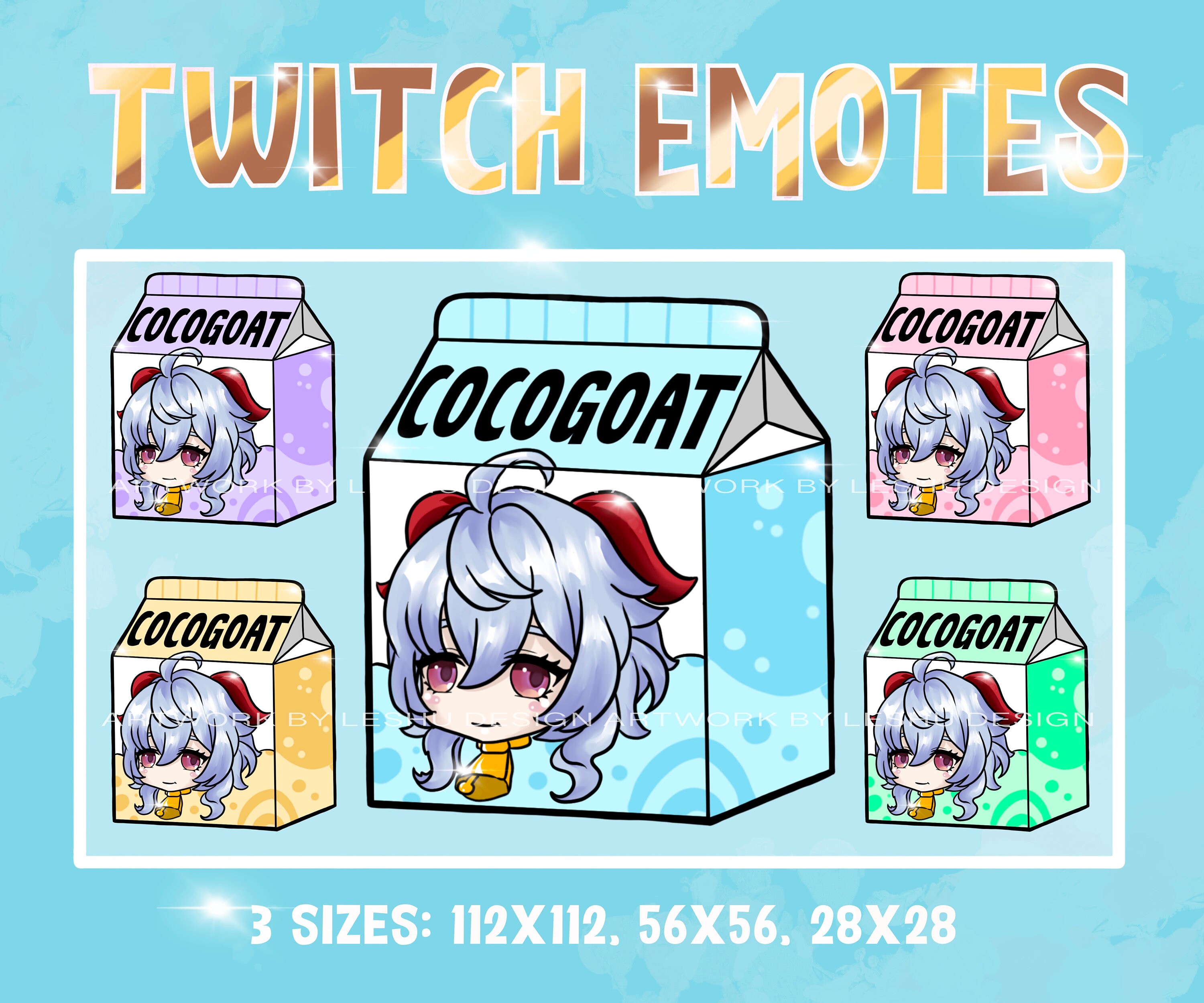 Twitch emotes Set Raiden Genshin Impact Gaming emote Kazuha anime ...
