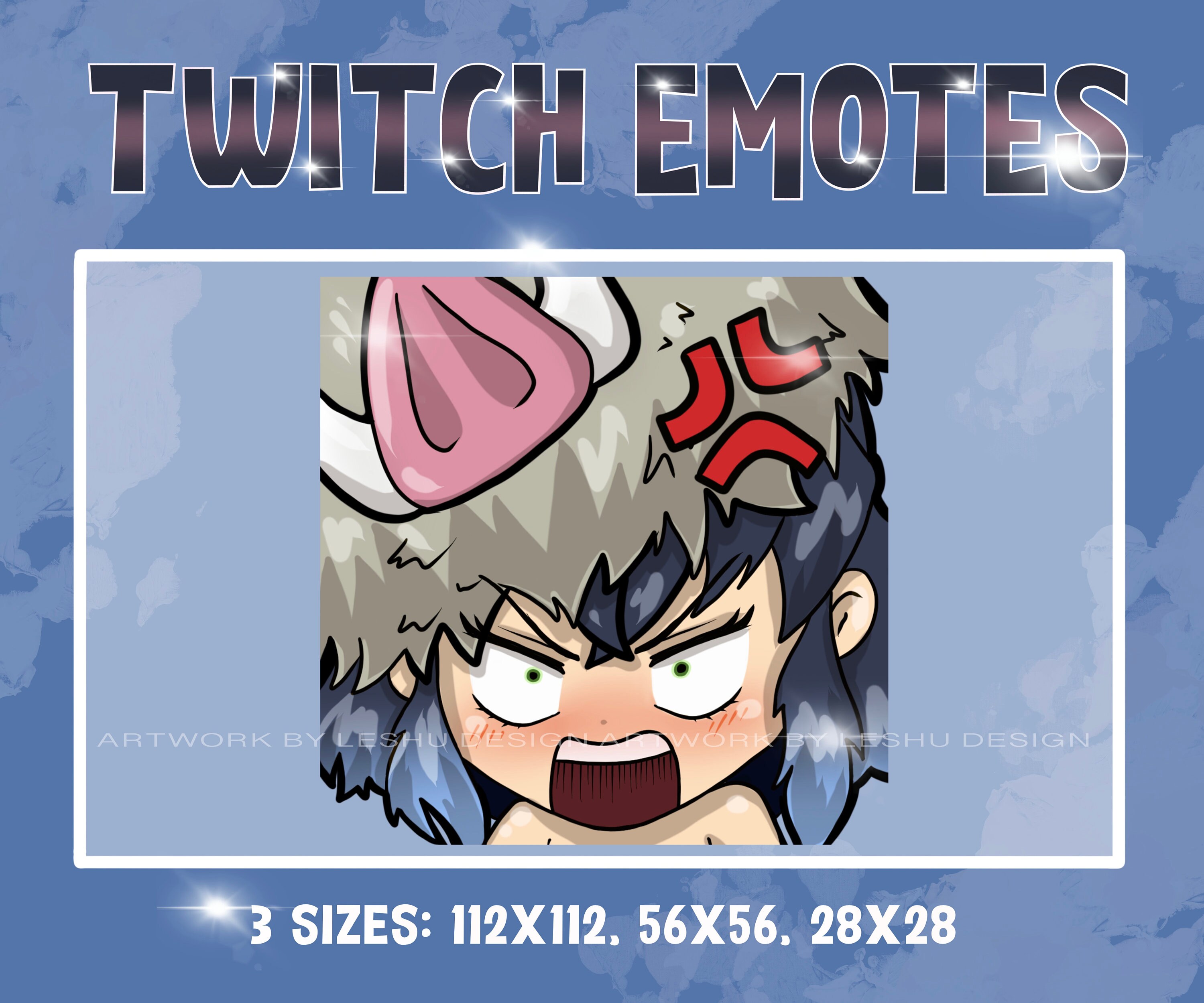 Twitch Emotes, Emote Pack, Demon Girl, Manga Emote, Anime Twitch Emotes ...