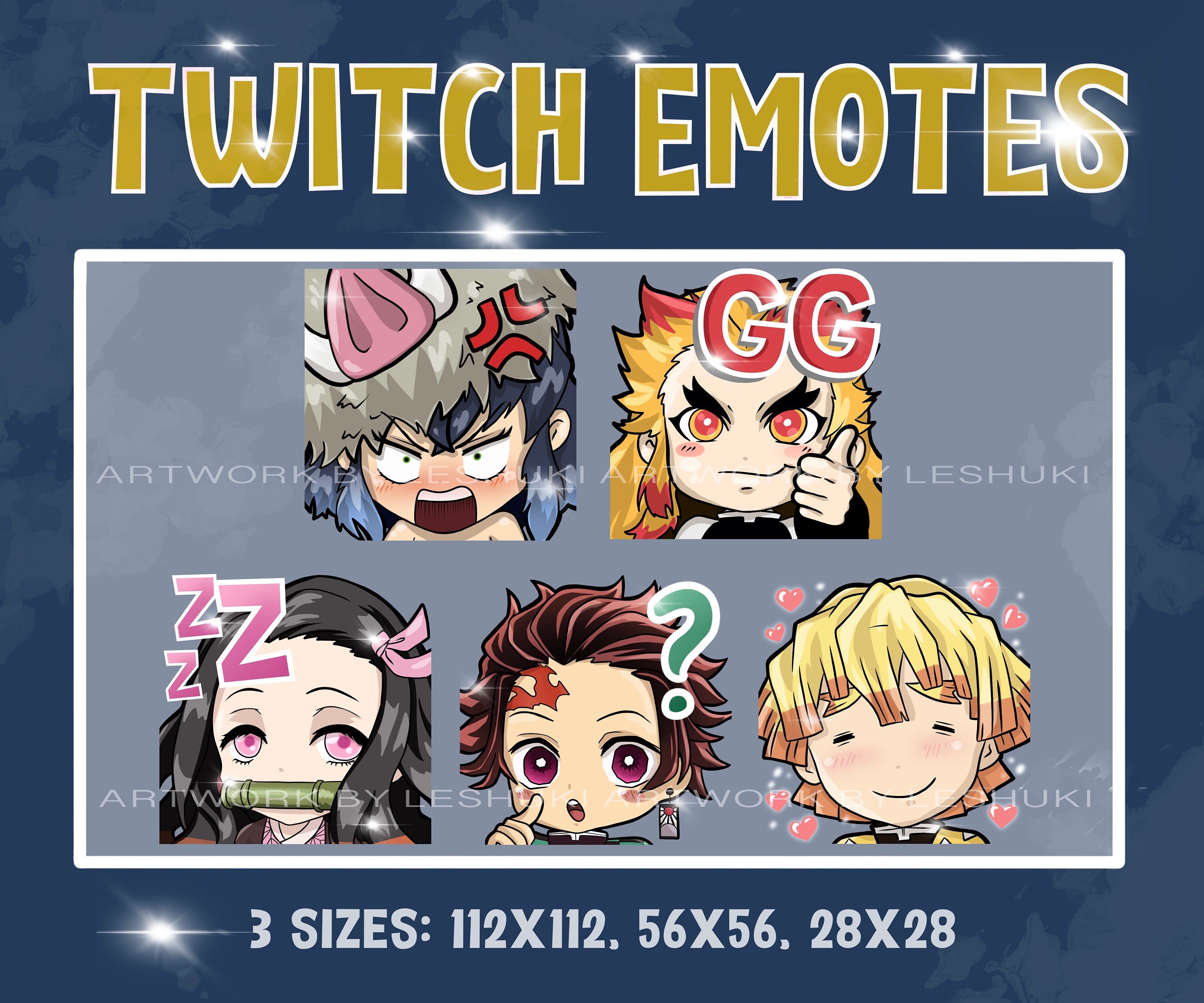 Twitch Emotes, Emote Pack, Demon Girl, Manga Emote, Anime Twitch Emotes ...
